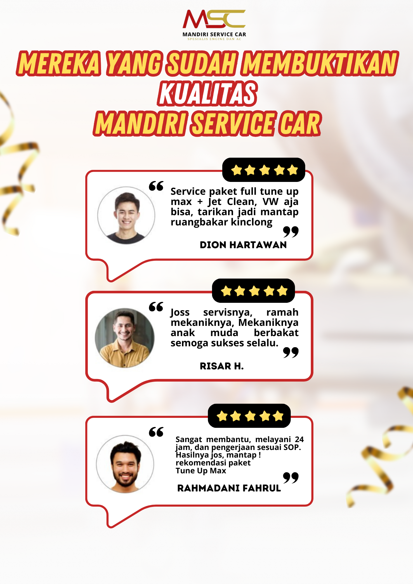 Promo Cuci Ac 155ribu - Mandiri Service Car